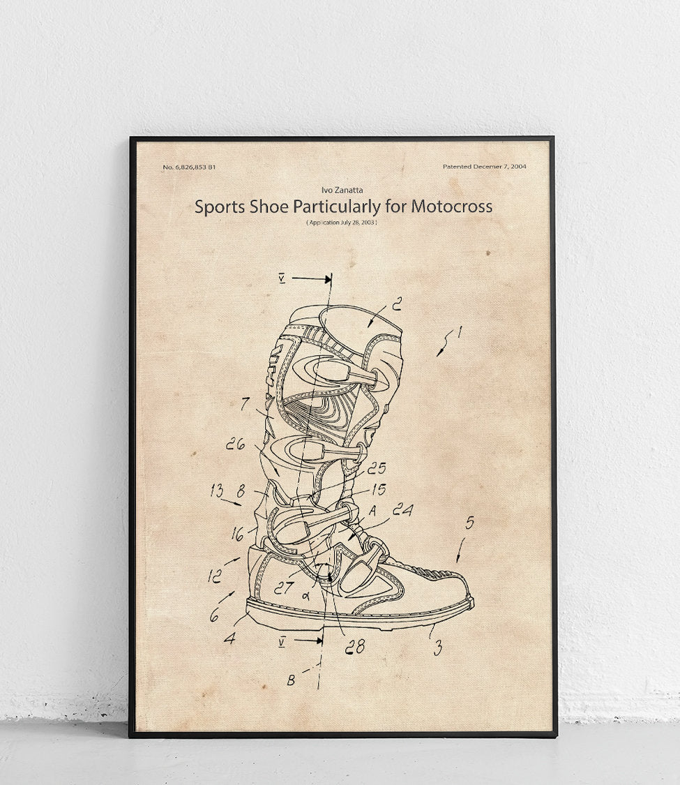 Motocross Boot - Poster – Poster Polytechnic