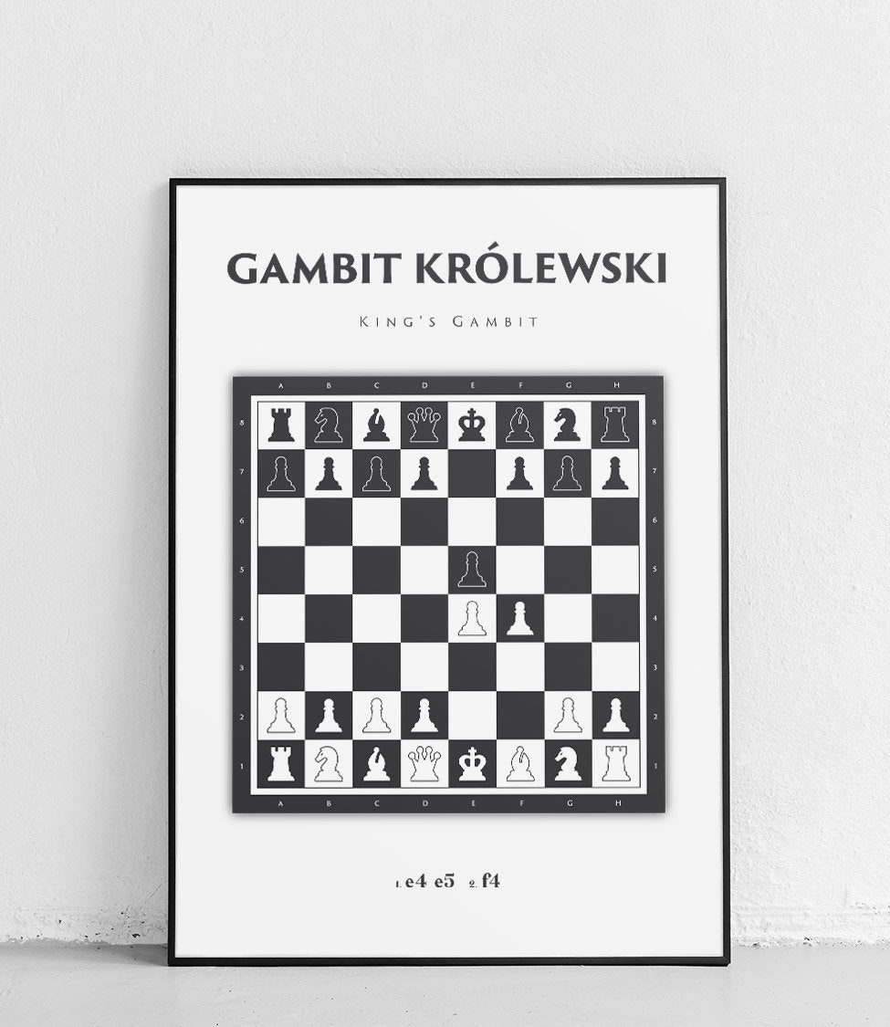 The King's Gambit - poster – Poster Polytechnic