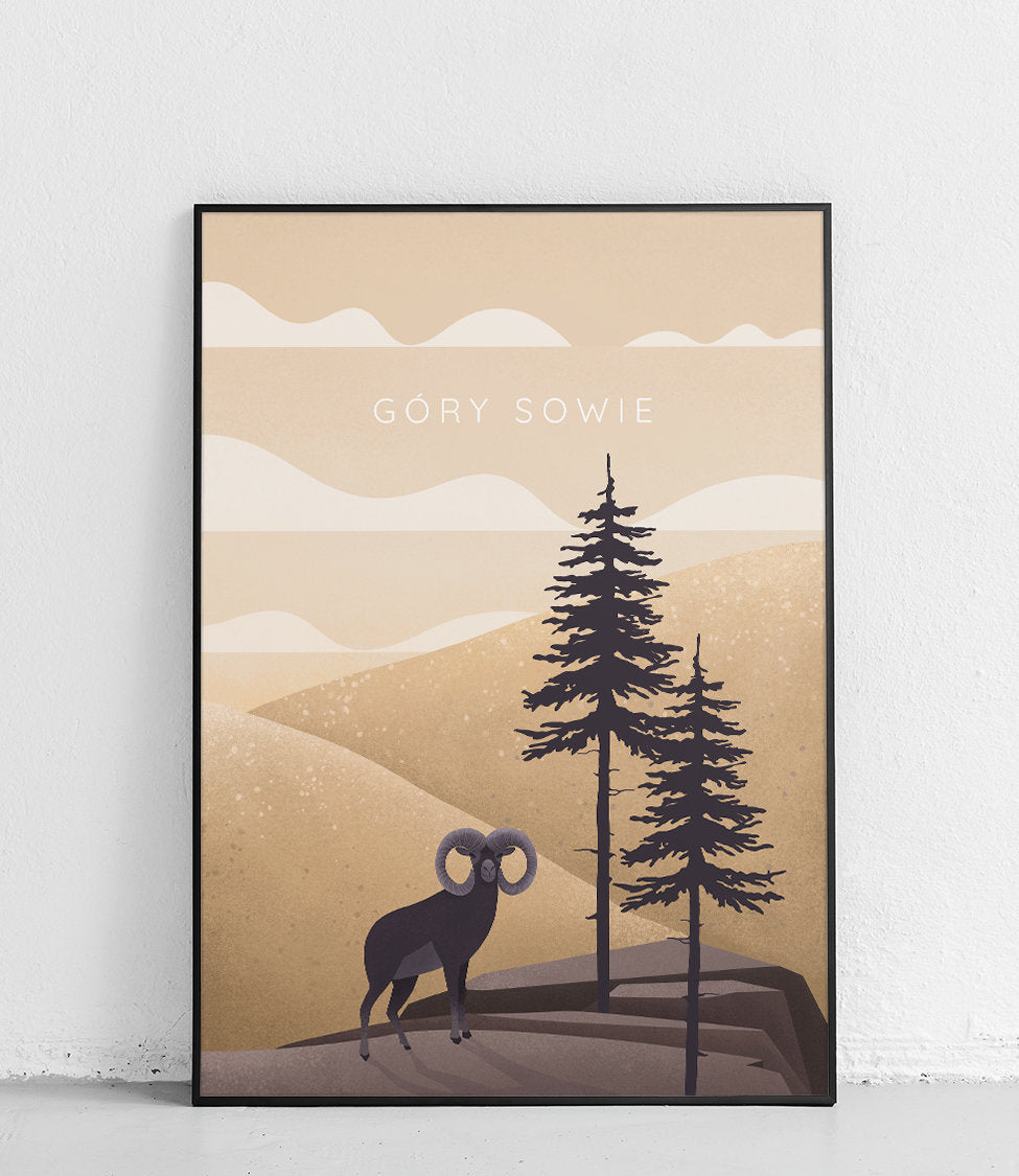 Góry Sowie - plakat – Poster Polytechnic