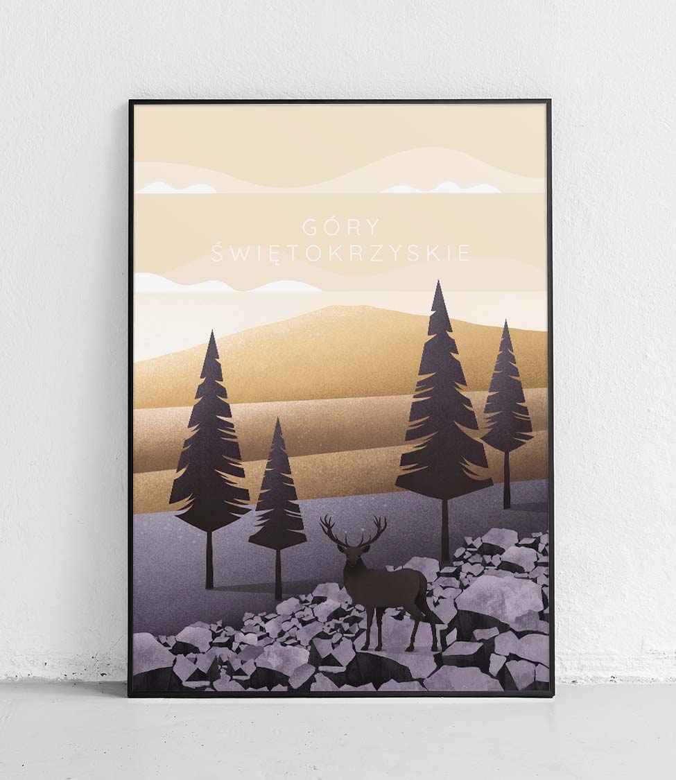 Góry Świętokrzyskie - plakat – Poster Polytechnic