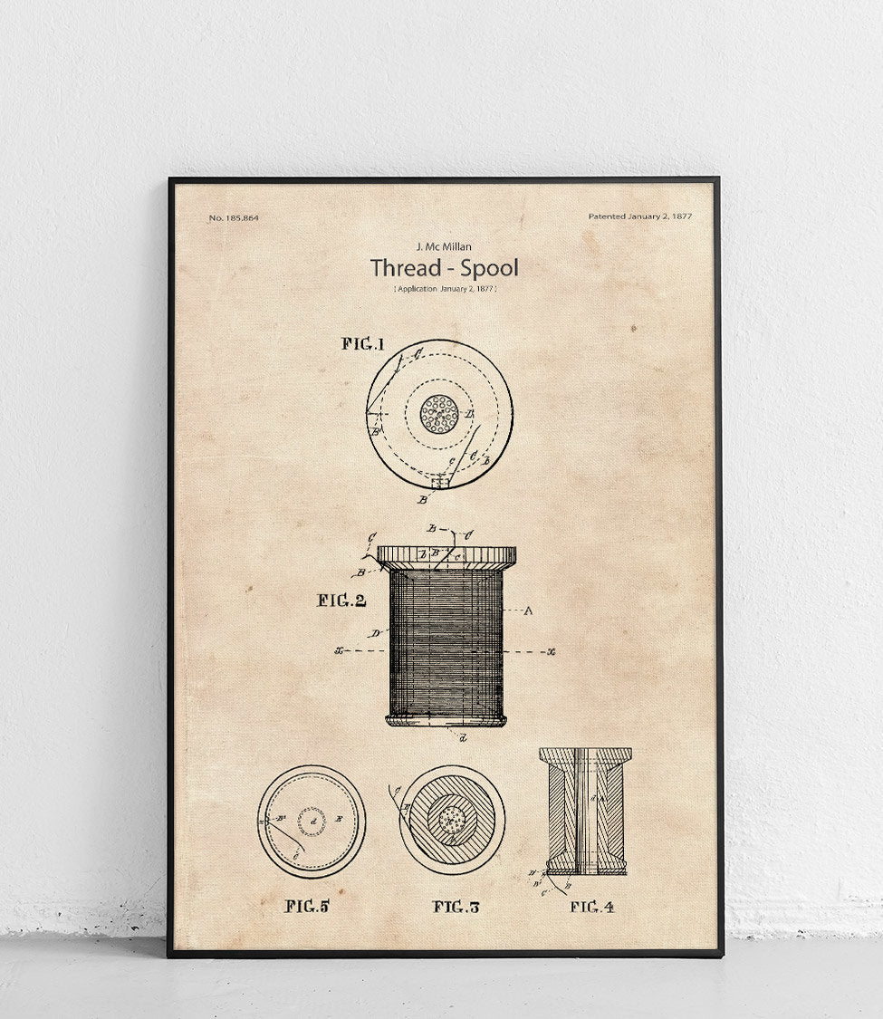 Spool of thread - poster – Poster Polytechnic